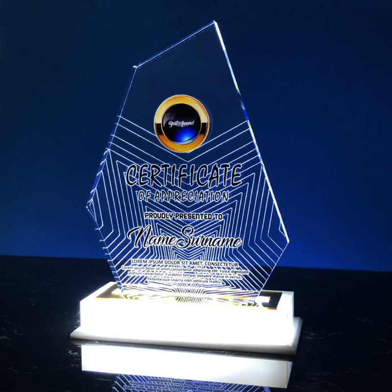 5075 Acrylic LED Lighting Trophy